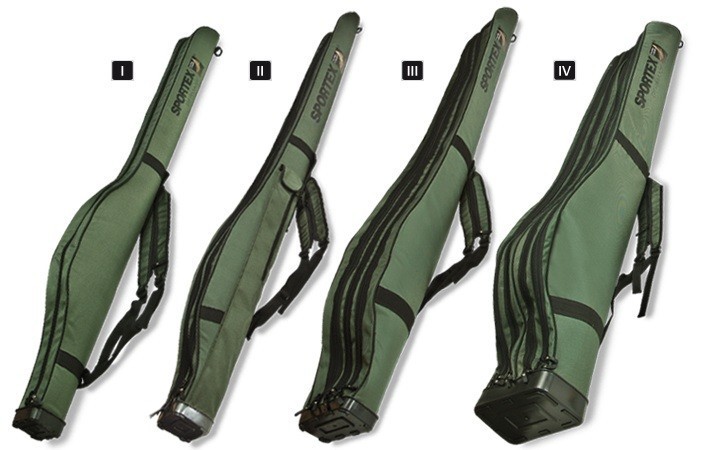 SPORTEX RUTENTASCHE SUPER Safe 1,25m 301126 Hard Case Tasche Spinnrute ...